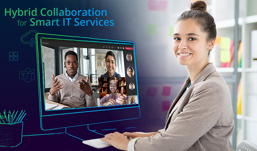 Smart IT Services for Hybrid Collaboration Models